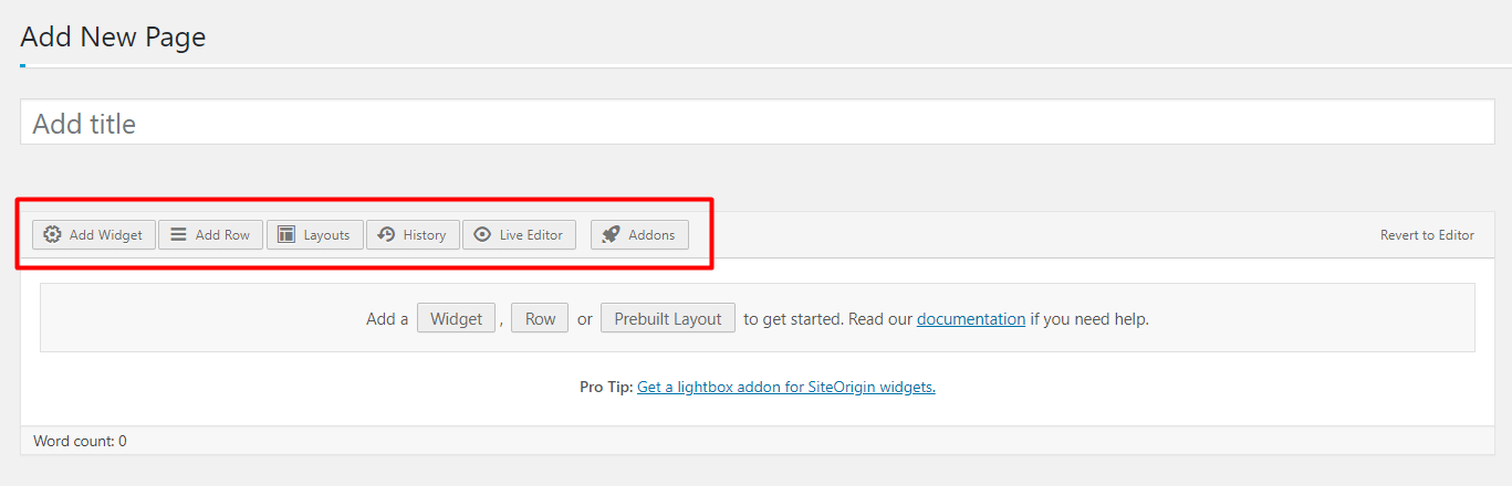 Page Builder by SiteOrigin - WP Hive
