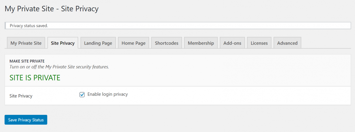 How To Make WordPress Site Private