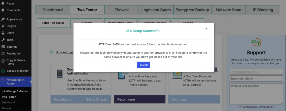 How To Set up WordPress Two Factor Authentication - WP Hive
