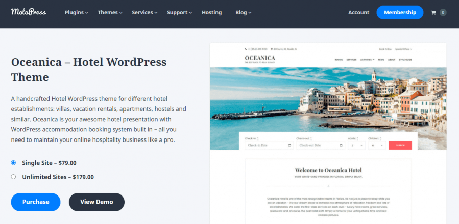 17+ Best WordPress Themes for Hotel Rooms with Elegant Designs