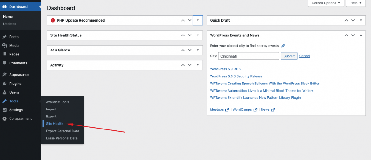 How to Update PHP Version of a WordPress Site - WP Hive