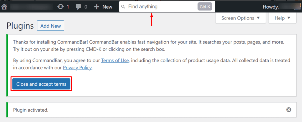 CommandBar review- A faster way to control your WordPress site