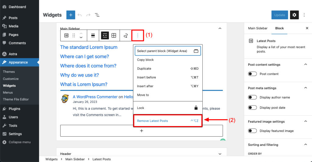5 Methods Of How To Remove Sidebar In Wordpress