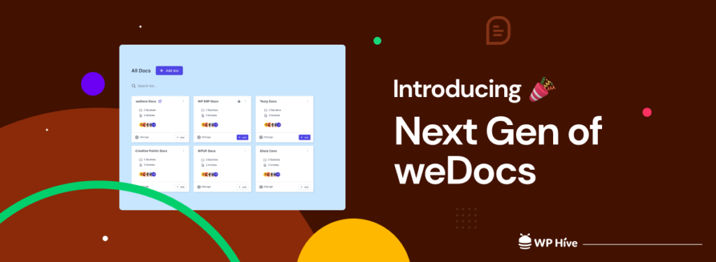 Introducing Documentation Plugin For Wordpress Wedocs